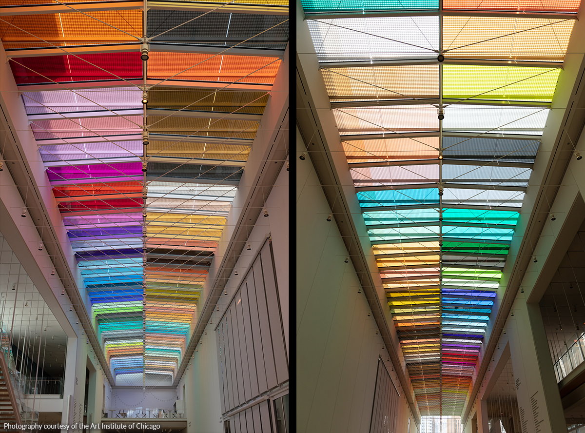 Customized e-colour+ Filters Create A Giant Swatchbook In The Sky