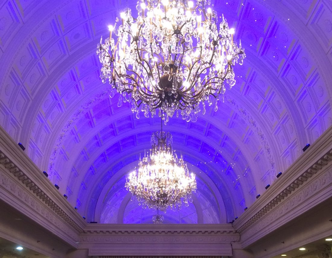 RoscoLED® Tape Evenly Illuminates A Domed Ceiling From Edge-To-Edge