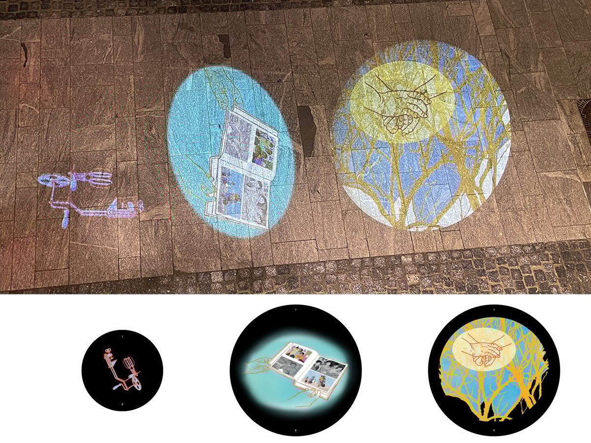 A Norwegian Town Tells Its Story With “Picture Poem” Gobo Projections